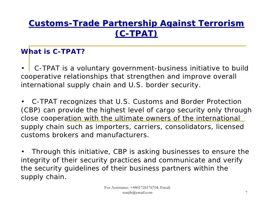 GSV_ C-TPAT- SCS_Presentation
