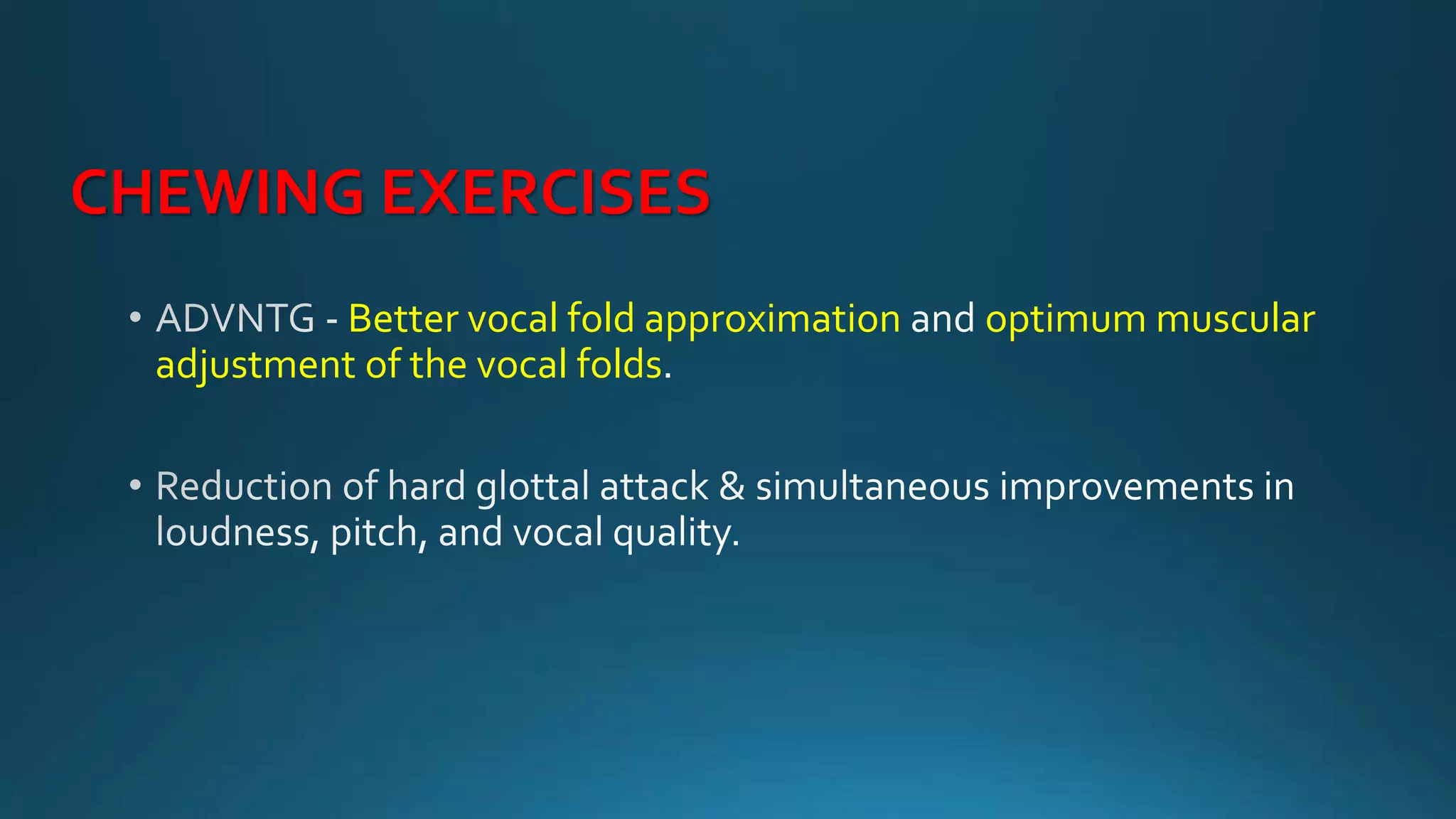 Voice therapy to treat voice disorders | PPTX