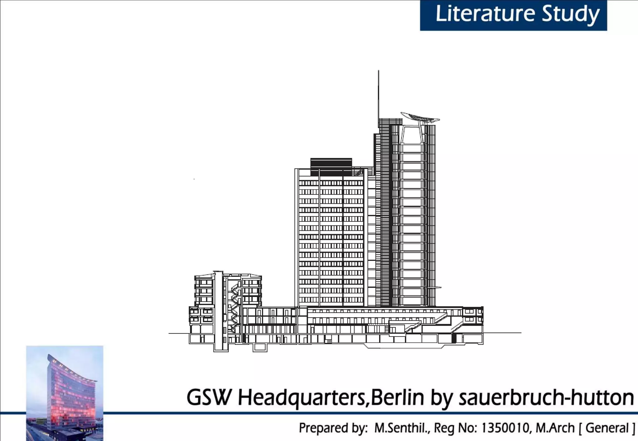 GSW Head quarters, berlin case study | PPTX