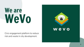 WeVo Pitch Deck | PPTX