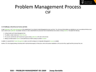 ITIL v3 Problem Management | PPTX