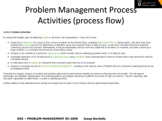 ITIL v3 Problem Management | PPTX