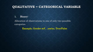 Introduction to biostatistics | PPT