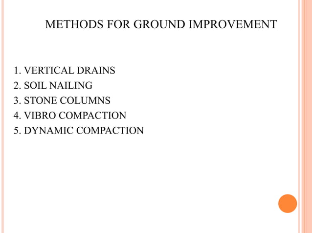 Vibration method for ground improvement technique | PPTX | Gardening | Home & Garden