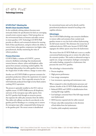 GT - BTX PluS_GTC | PDF