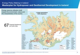 Energy Policy Making in Iceland, With emphasis on geothermal energy ...