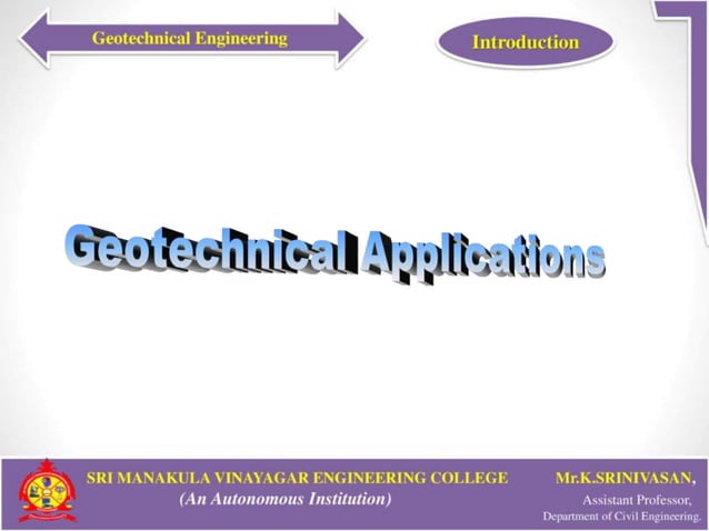 Geotechnical Engineering | PPT
