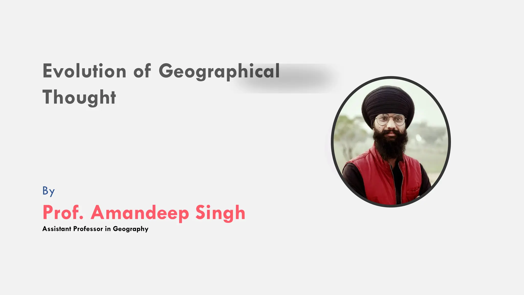 Evolution of Geographical Thought Greek scholars -1, by Amandeep Singh ...