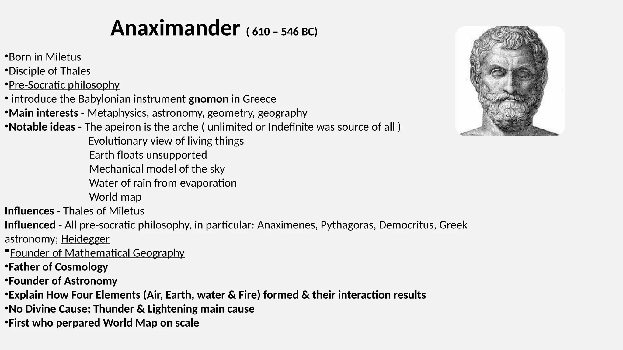 Evolution of Geographical Thought Greek scholars -1, by Amandeep Singh ...
