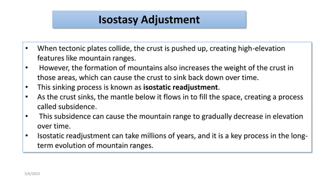 Isostasy - Meaning and different models of isostasy | PDF | Geography ...