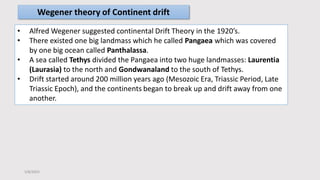 Evolution of Continental Drift Theory by Alfred Wegner | PDF