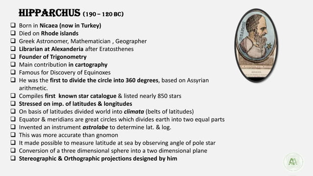 Geographical Thought: Greek Geographers - Hipparchus, Posidonius ...