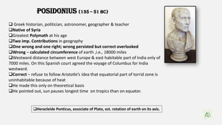 Geographical Thought: Greek Geographers - Hipparchus, Posidonius ...