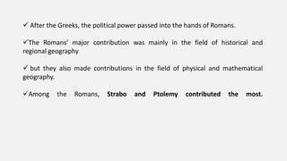 Geographical Thought: Greek Geographers - Hipparchus, Posidonius ...