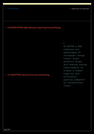 High Performance Packed Tower Solutions | PDF