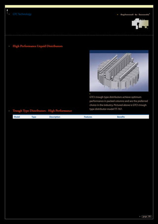 High Performance Packed Tower Solutions | PDF