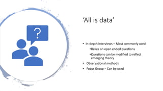 GROUNDED THEORY | PPT