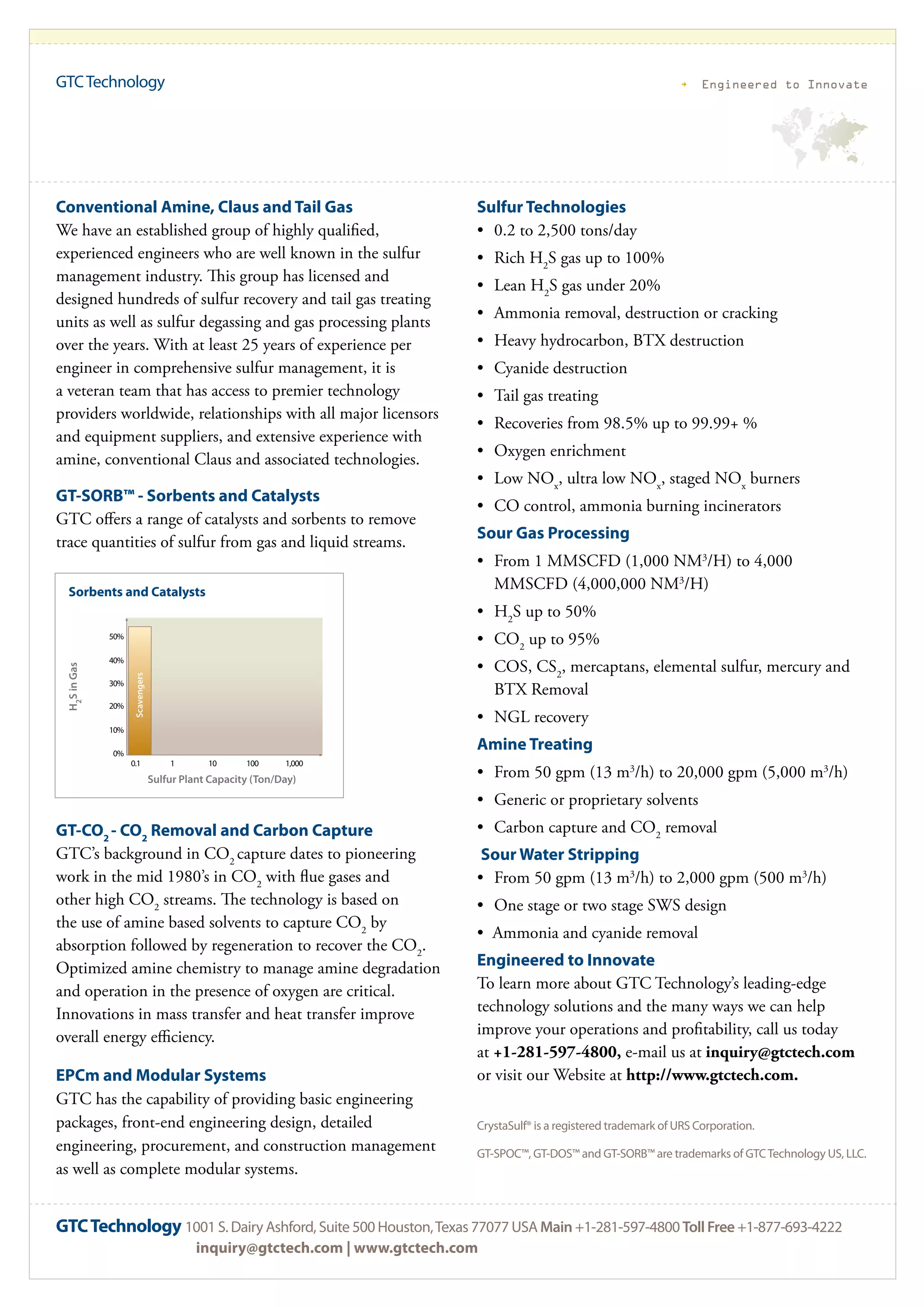 GTC Sulfur Solutions | PDF