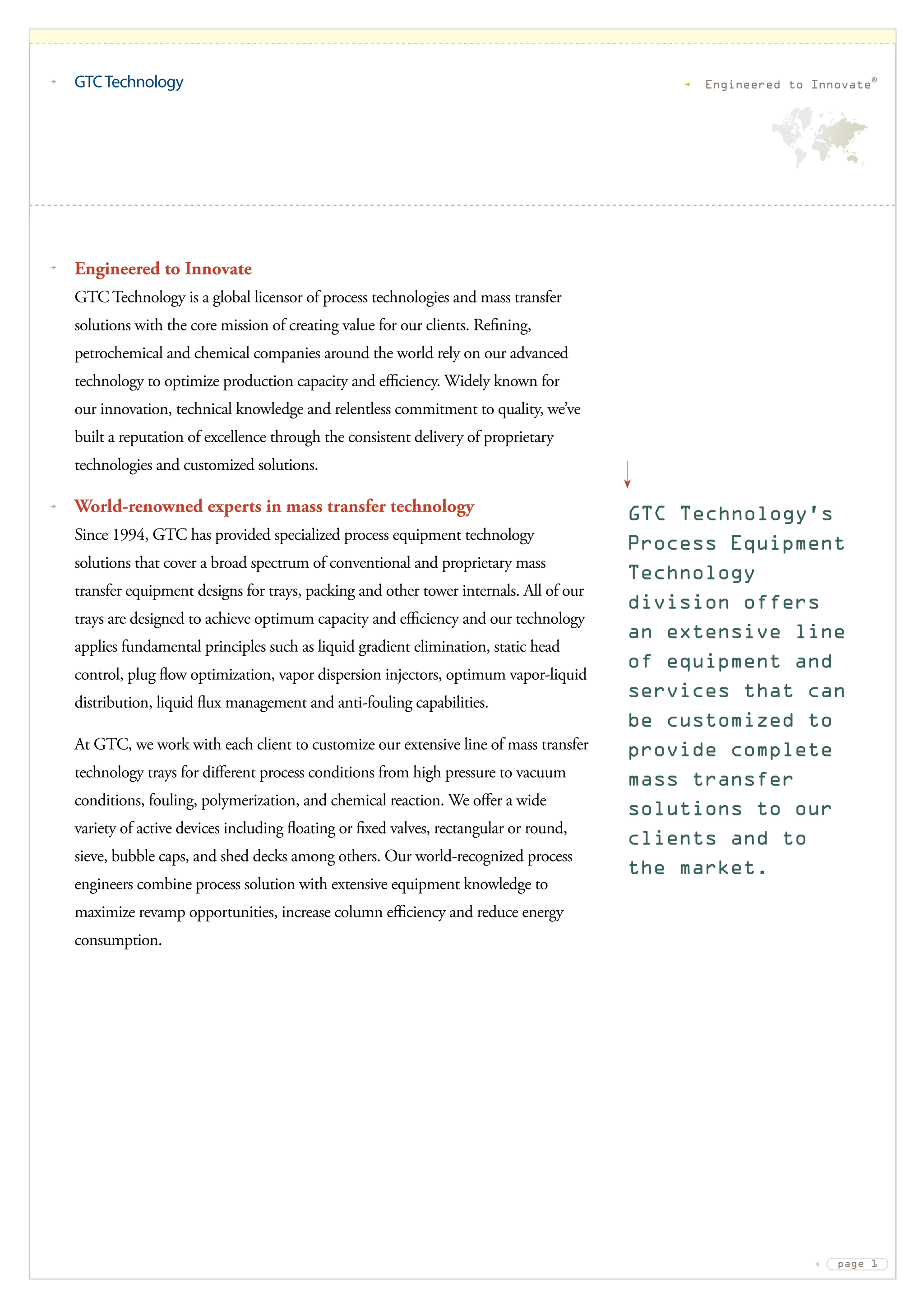 GTC's High Performance Tray Tower Solutions | PDF