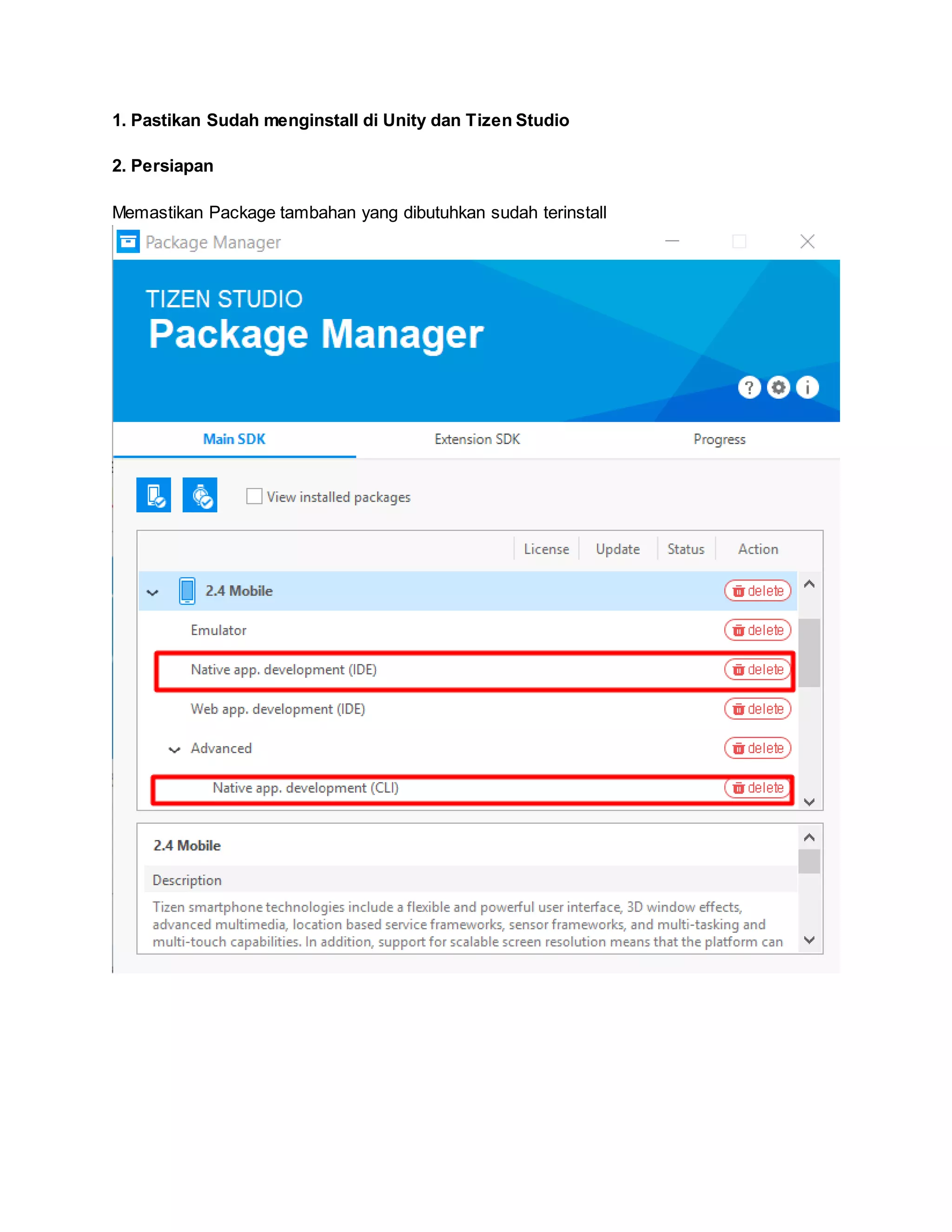 Membuat Hello World Pada Tizen | PDF