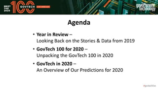 GovTech 100 - 2020 Recap Presentation | PPTX