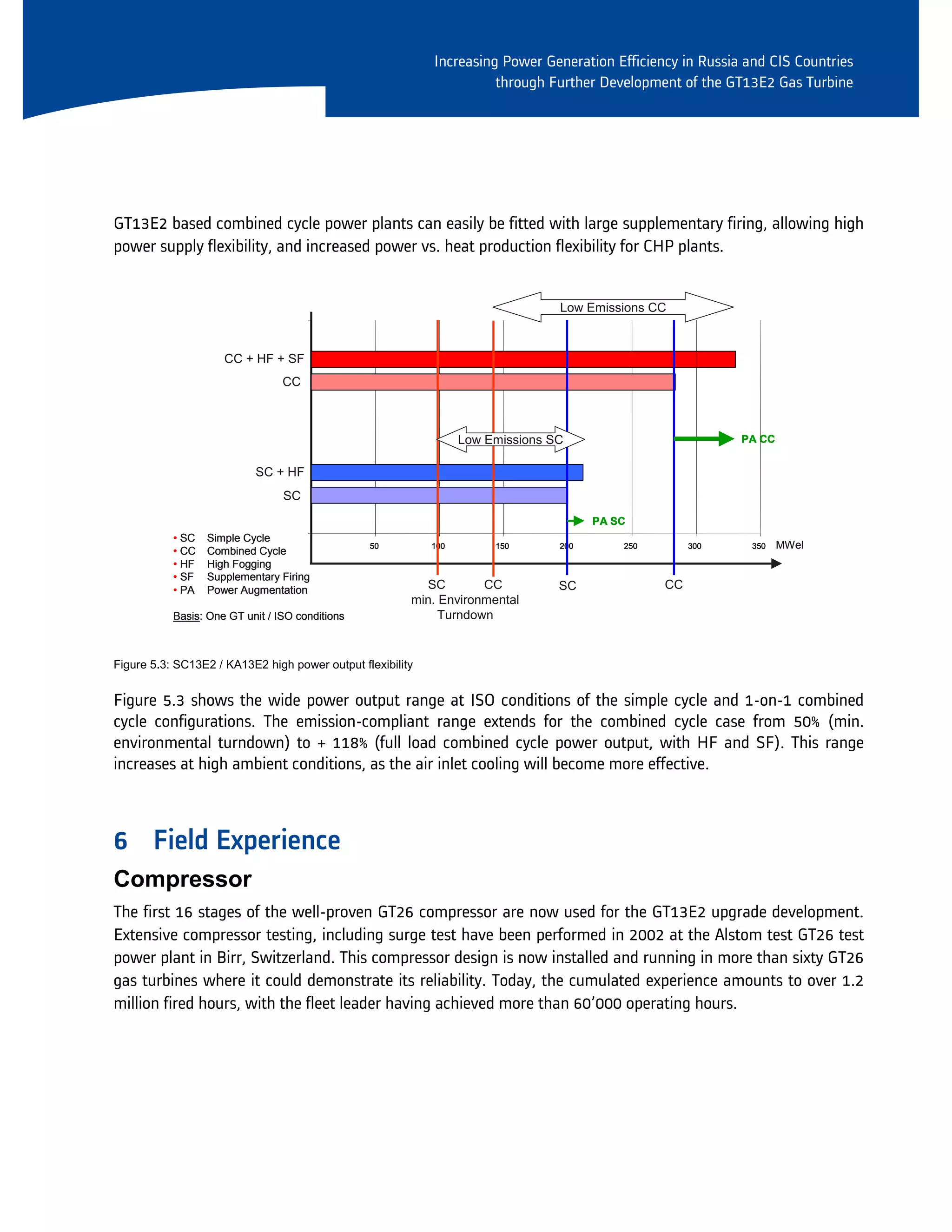 Gt13 e2 gas turbine (in russia and cis countries) | PDF