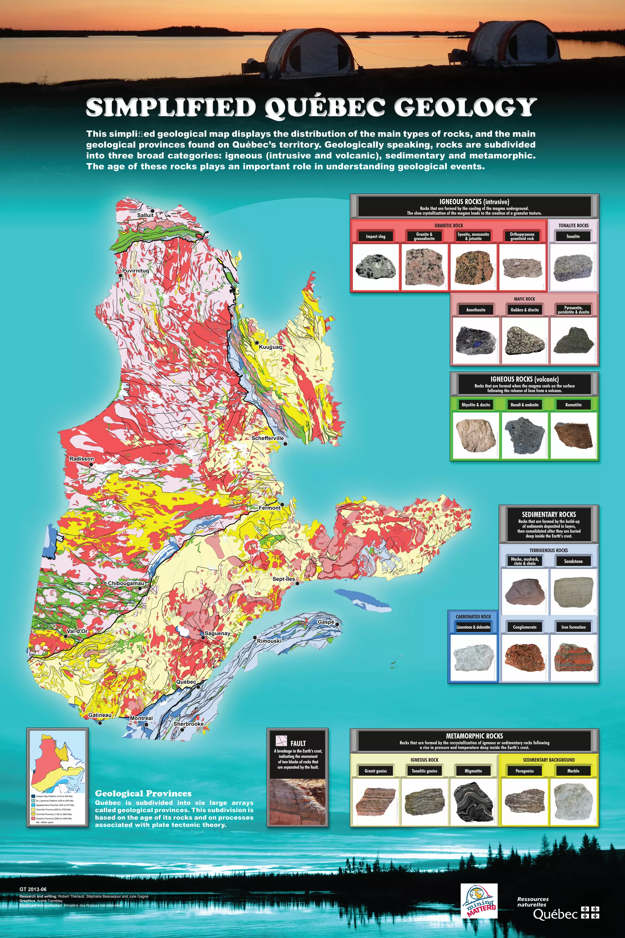 Simplified Québec Geology | PDF
