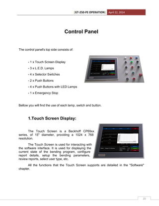 Gt250 pe hmi manual (rev2) | PDF