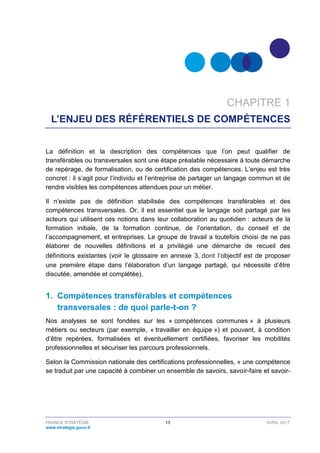 Exemples De CV De Compétences Professionnelles Transférables