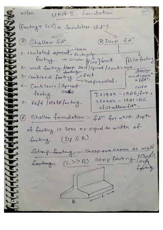 geotechnical and foundation engg notesss | PDF