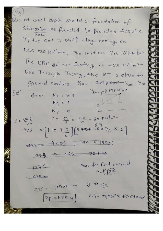 geotechnical and foundation engg notesss | PDF