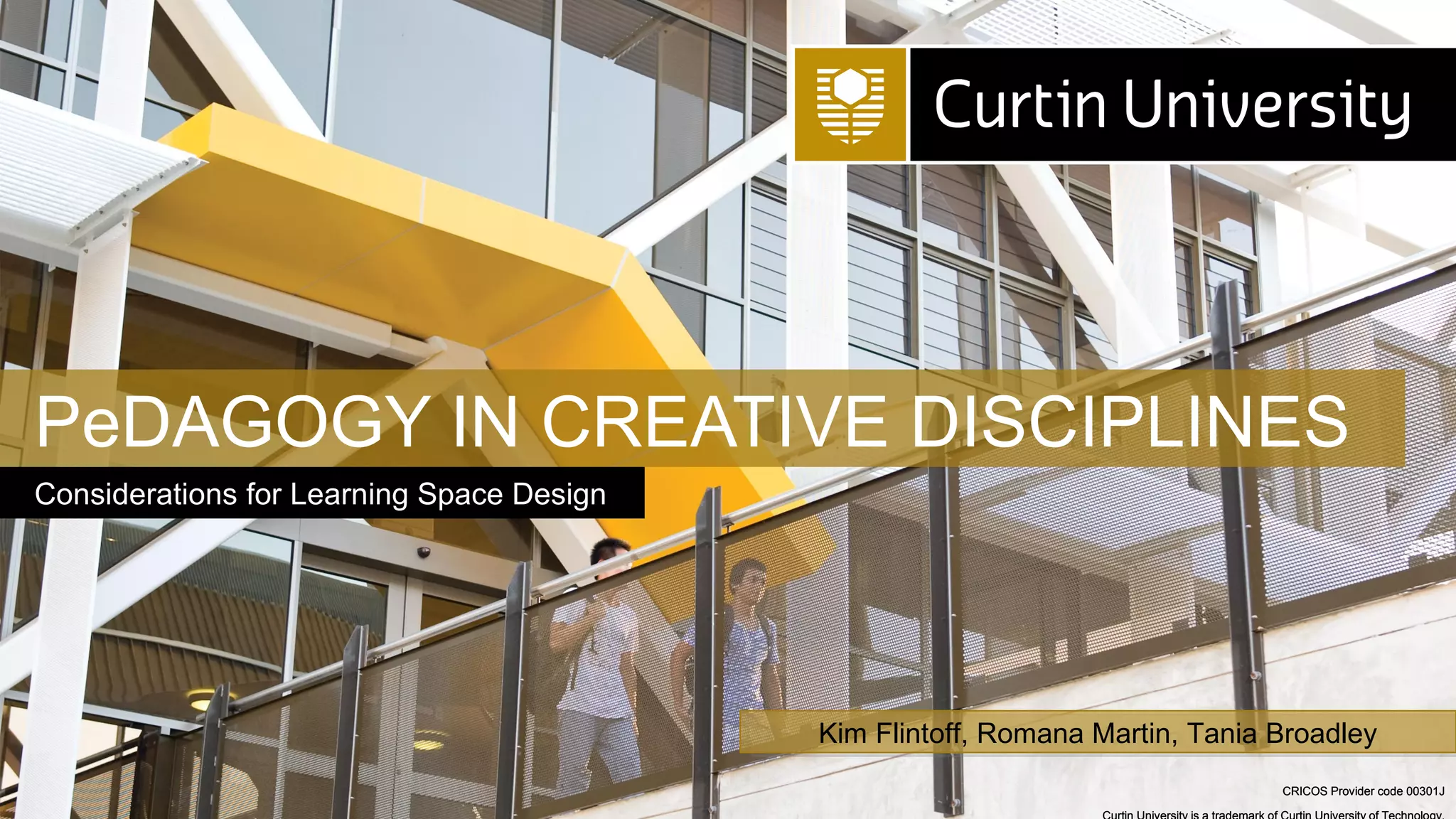 Pedagogy for creative disciplines: implications for learning space ...