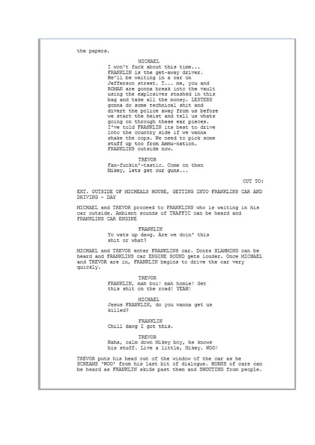 Gta 5 Script | DOCX