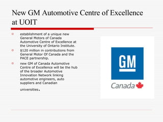 Gta Automotive Cluster | PPT
