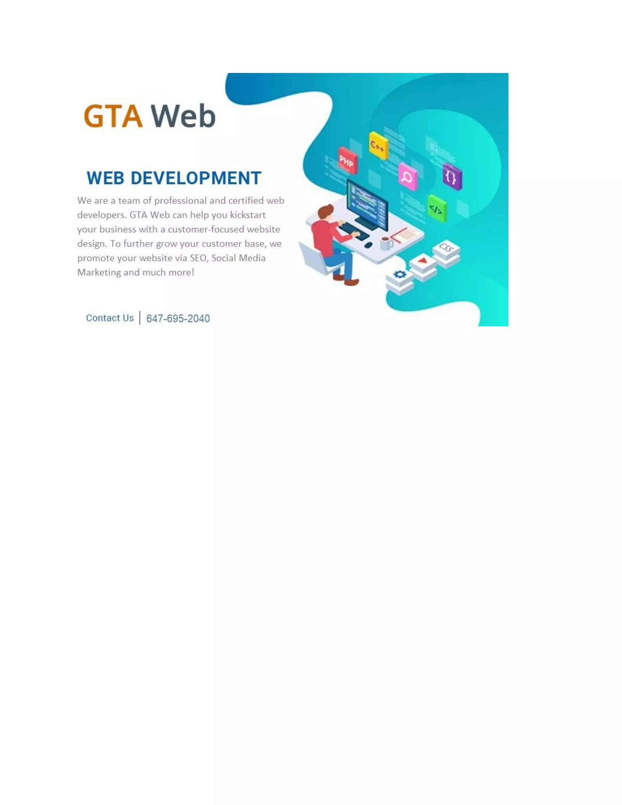 GTA Web: Professional Web Design and Web Development | PDF
