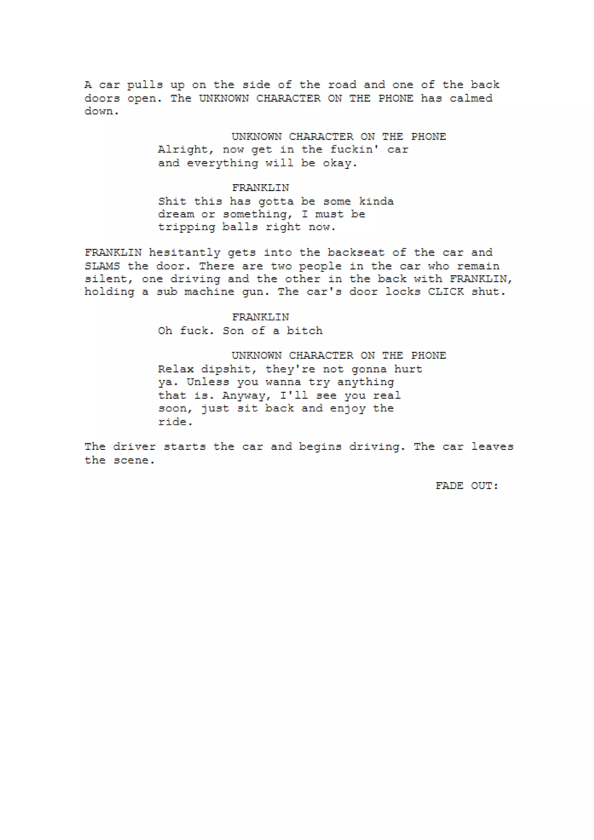 Gta audio script | DOCX