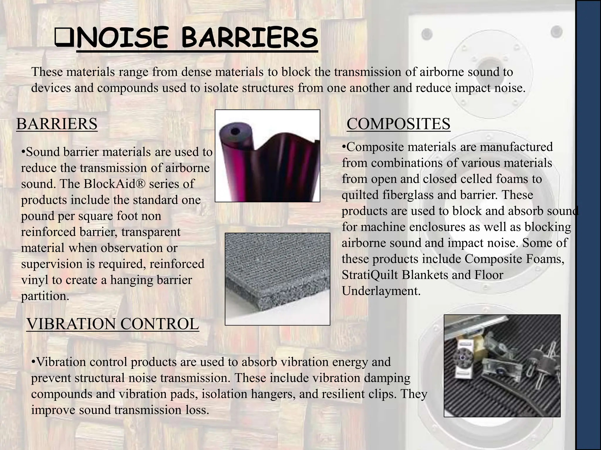 GT Acoustical-material for sound management pptx | PPT