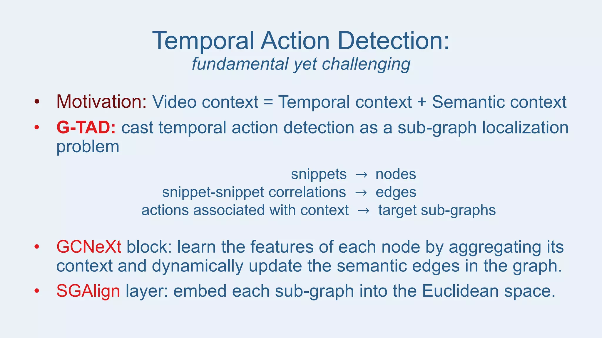 G-TAD: Sub-Graph Localization for Temporal Action Detection | PPTX