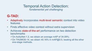 G-TAD: Sub-Graph Localization for Temporal Action Detection | PPTX