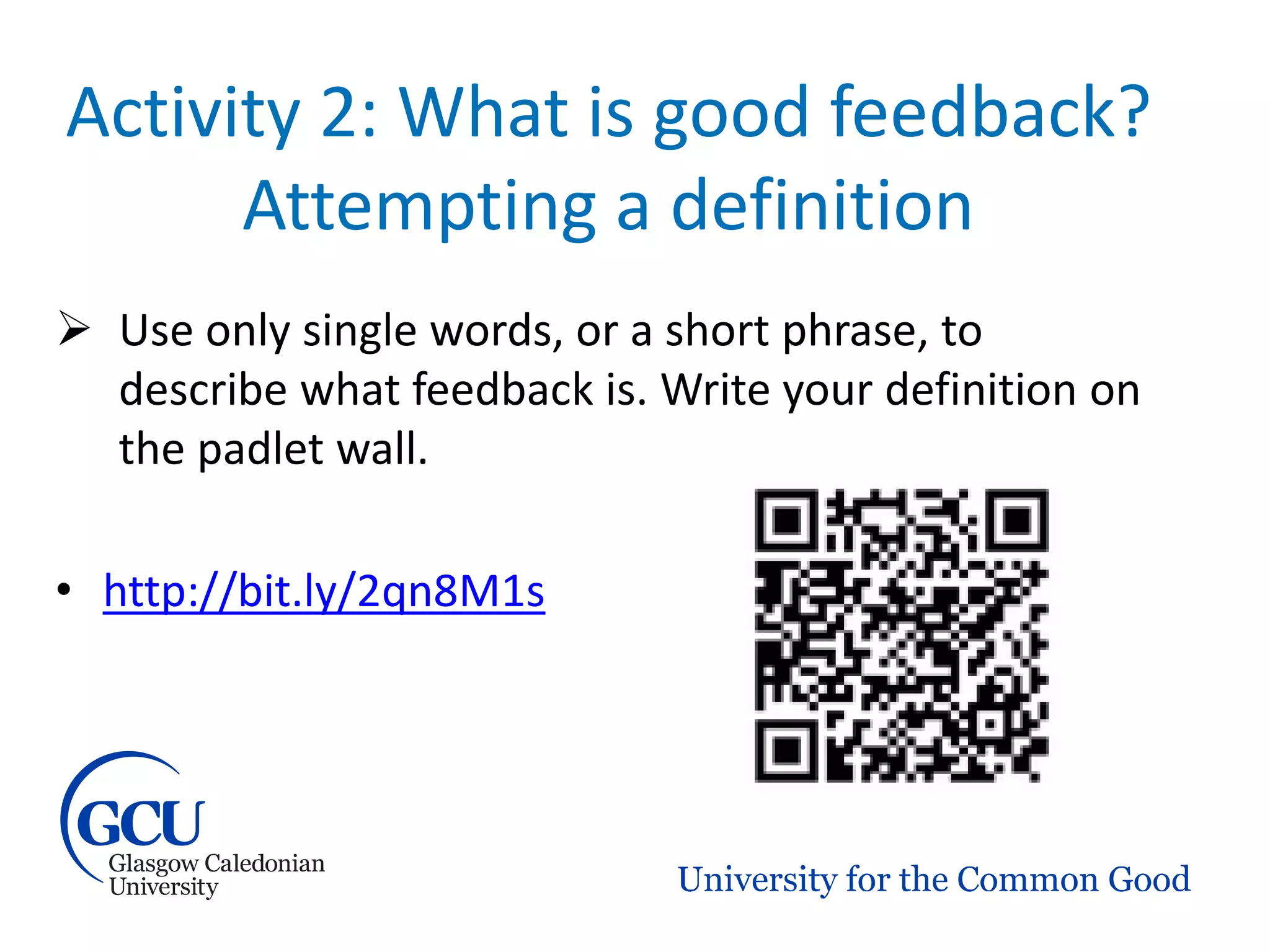 Giving effective feedback and feedforward | PPTX