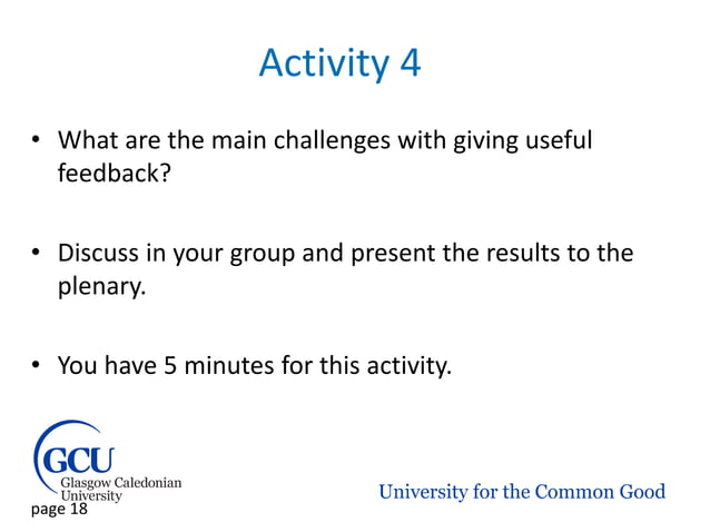 Giving effective feedback and feedforward | PPTX | Educational ...