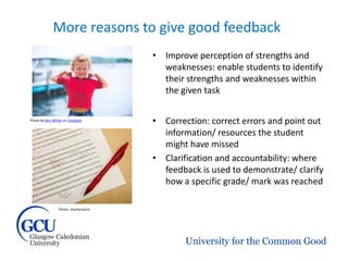 Giving effective feedback and feedforward | PPTX