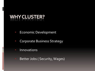 Gta financial clusters 2010 | PPT