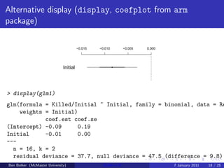 GLMs and extensions in R | PPT