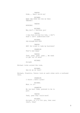 Gta script word doc | DOCX