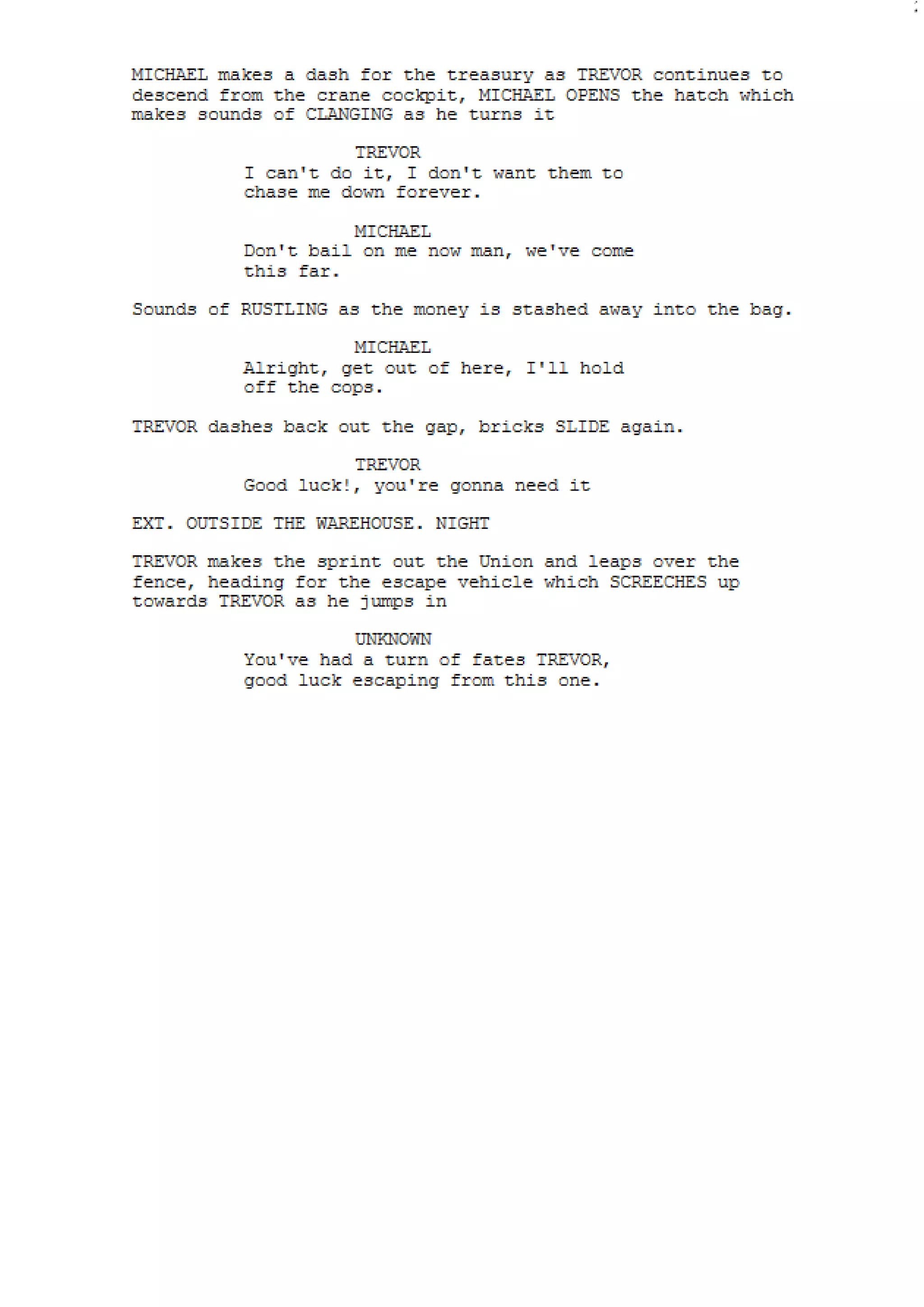 Gtav cutscene script | PDF
