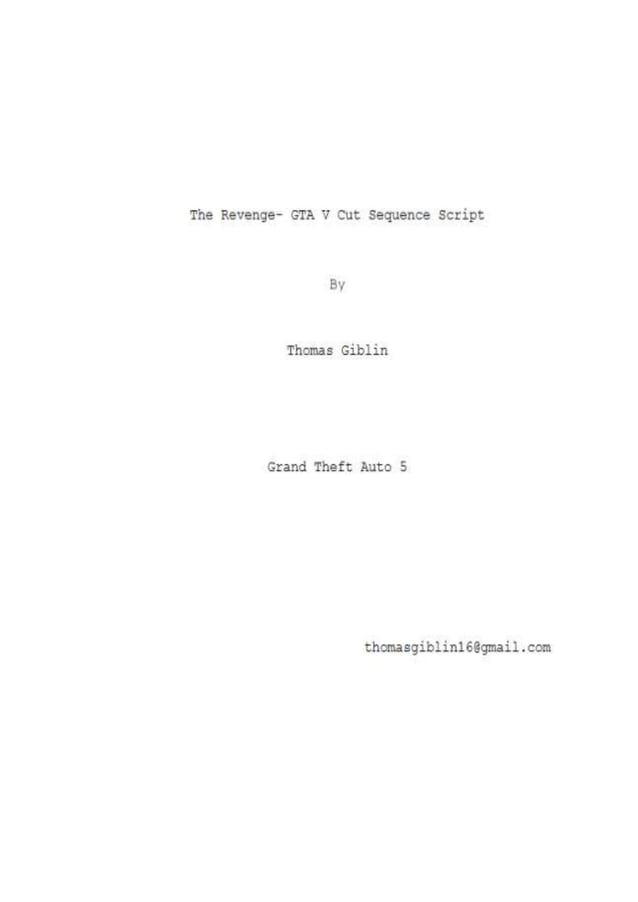 Gta v cut sequence script expansion | PDF