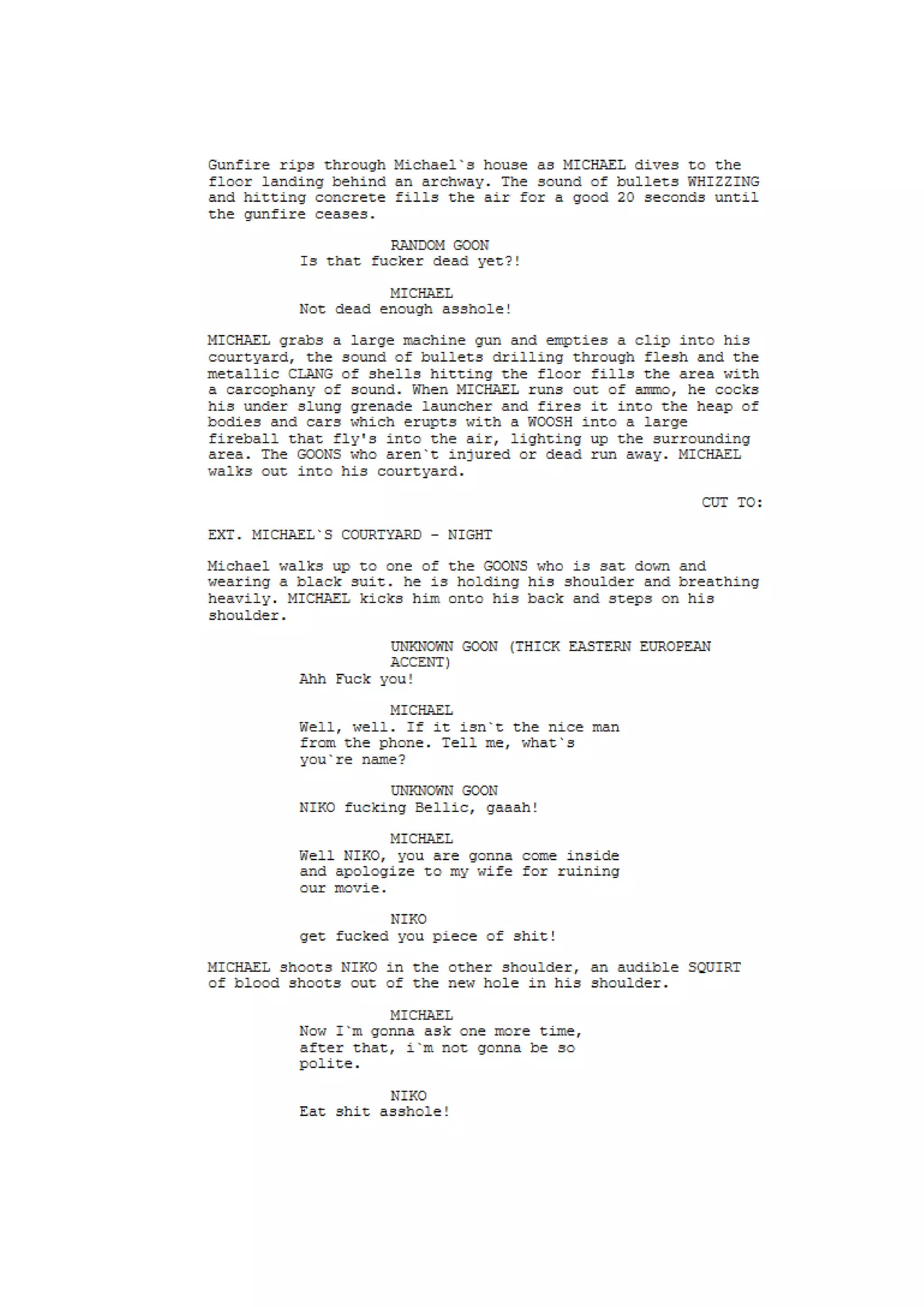 Gtav script word document | DOCX