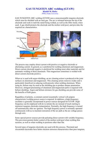 Gtaw | DOC | Chemistry | Science