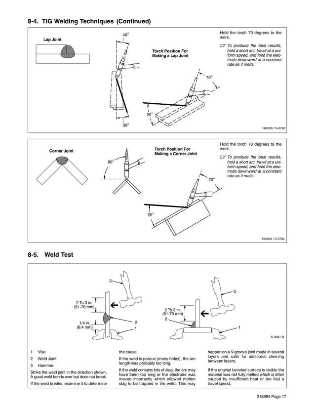 Guidelines for Gas Tungsten Arc Welding (GTAW) | PDF